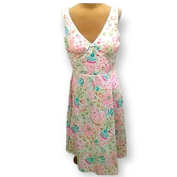 karin stevens | Dresses | Vintage Karin Stevens Floral Fit Flare Dress ...